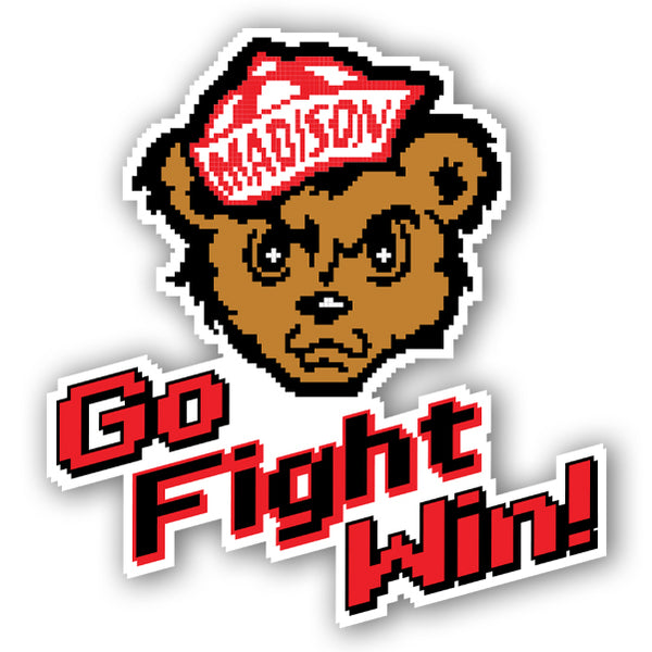 Madison Cubs 8-Bit Sticker – Madison Made