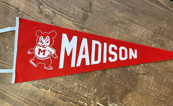 Madison Cubs Vintage Pennant Flag – Madison Made